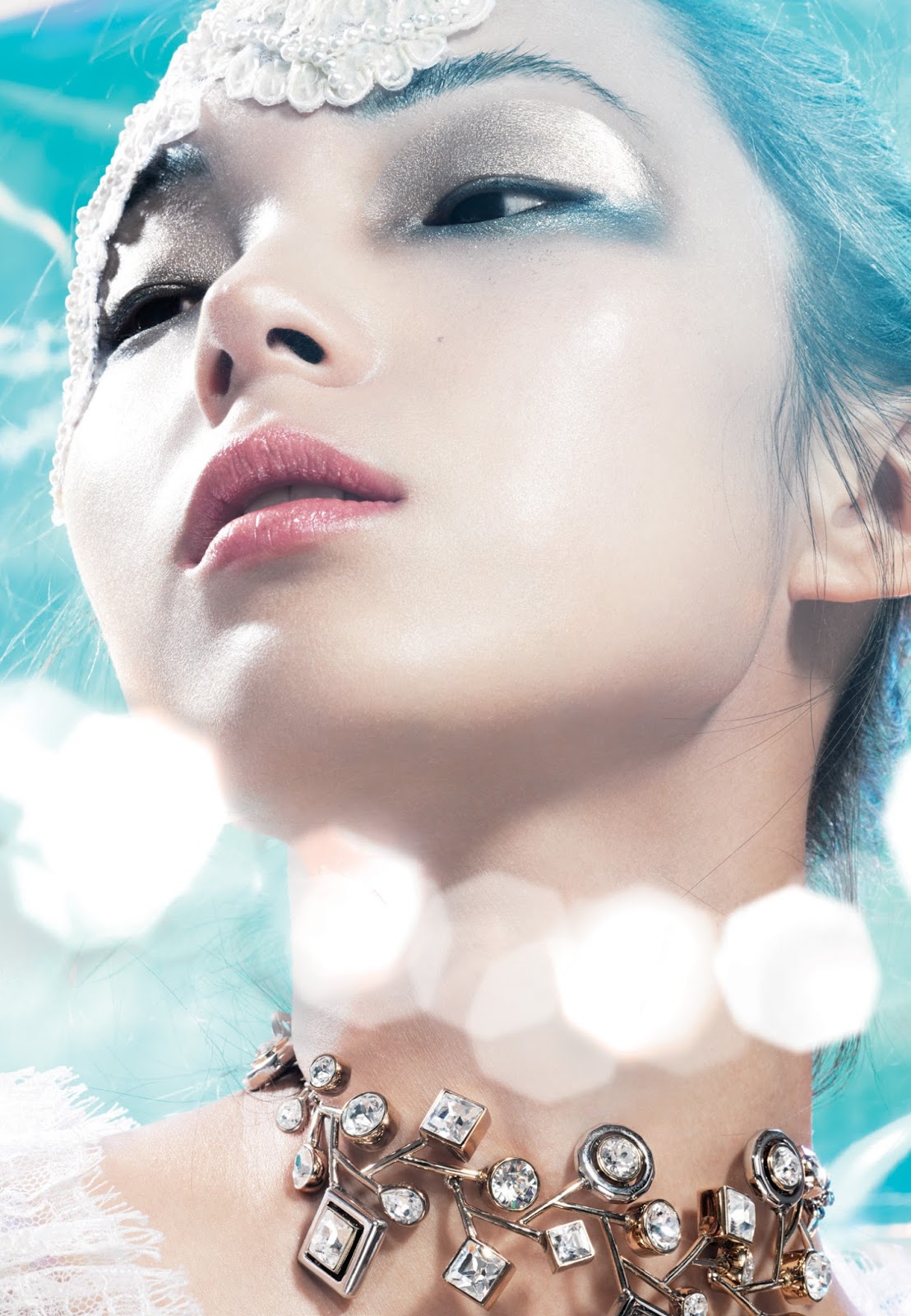 Xiao Wen Ju Sparkles In Kenneth Willardt Images For Vogue China ...