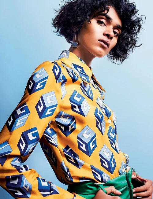 Bikramjit Bose Snaps Radhika Nair In 'Blurred Lines' For Elle India ...