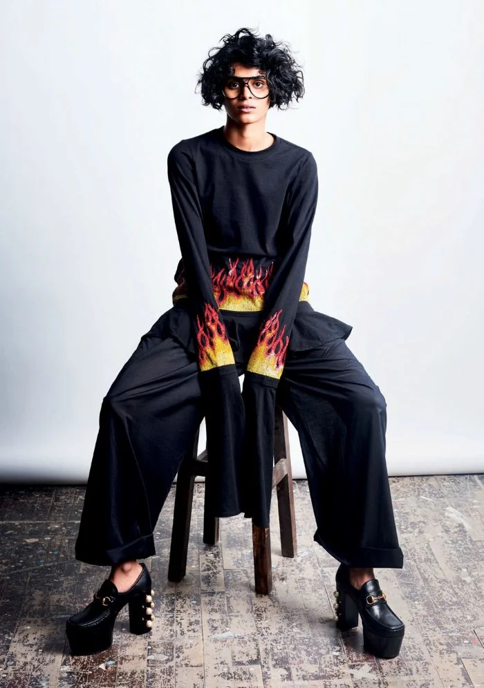 Bikramjit Bose Snaps Radhika Nair In 'Blurred Lines' For Elle India ...