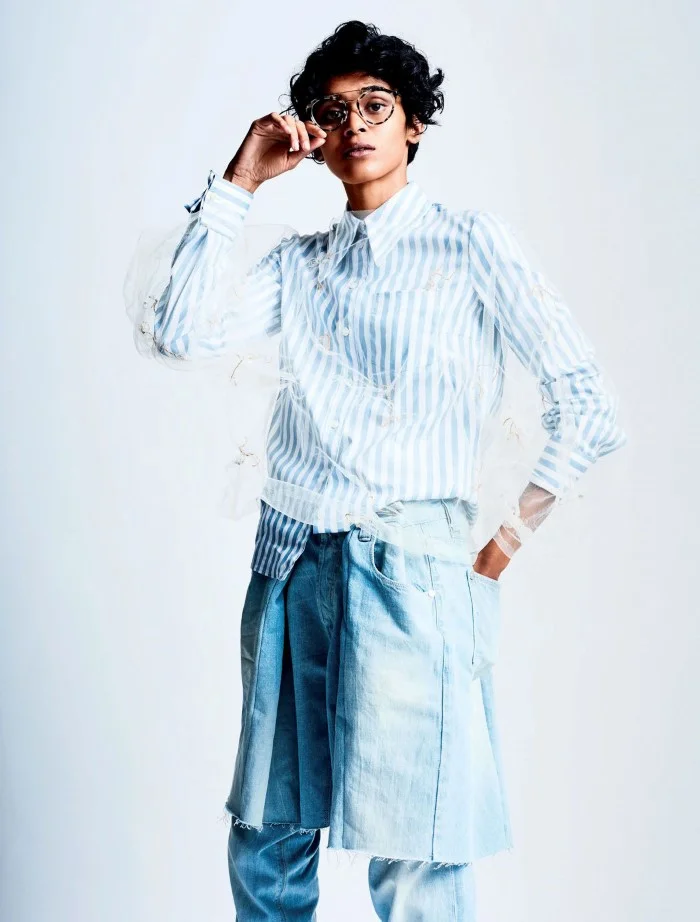 Bikramjit Bose Snaps Radhika Nair In 'Blurred Lines' For Elle India ...