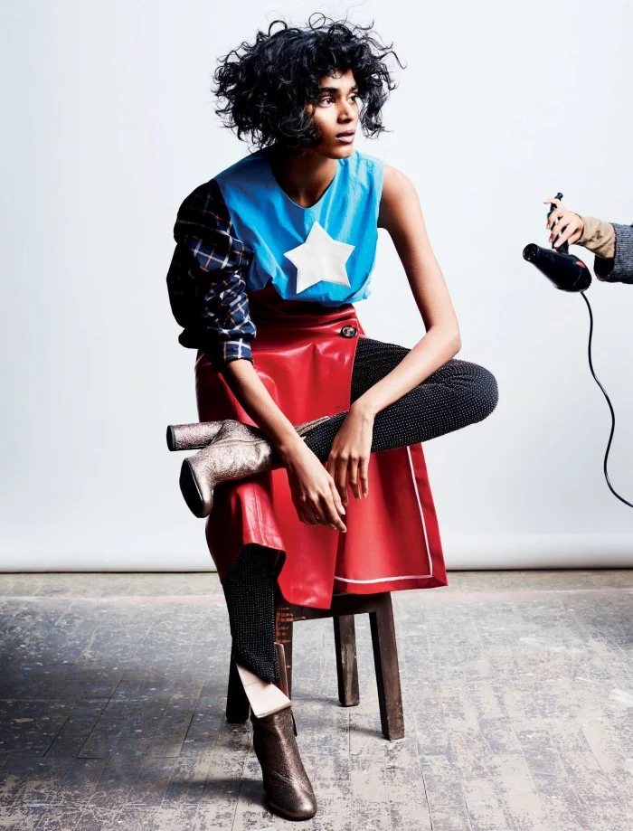 Bikramjit Bose Snaps Radhika Nair In 'Blurred Lines' For Elle India ...