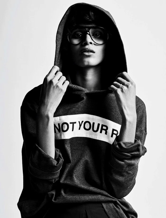 Bikramjit Bose Snaps Radhika Nair In 'Blurred Lines' For Elle India ...