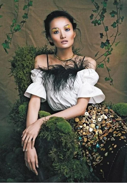 Olivier Yoan Captures Xu Liu In 'Frill Seeking' For South China Morning ...