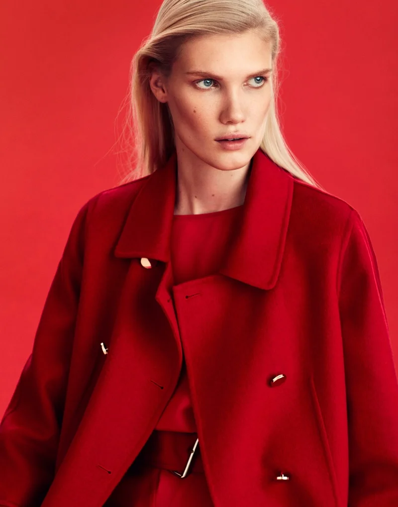 Yulia Terentieva Sees Red In Xavi Gordo Images For Grazia Italy ...