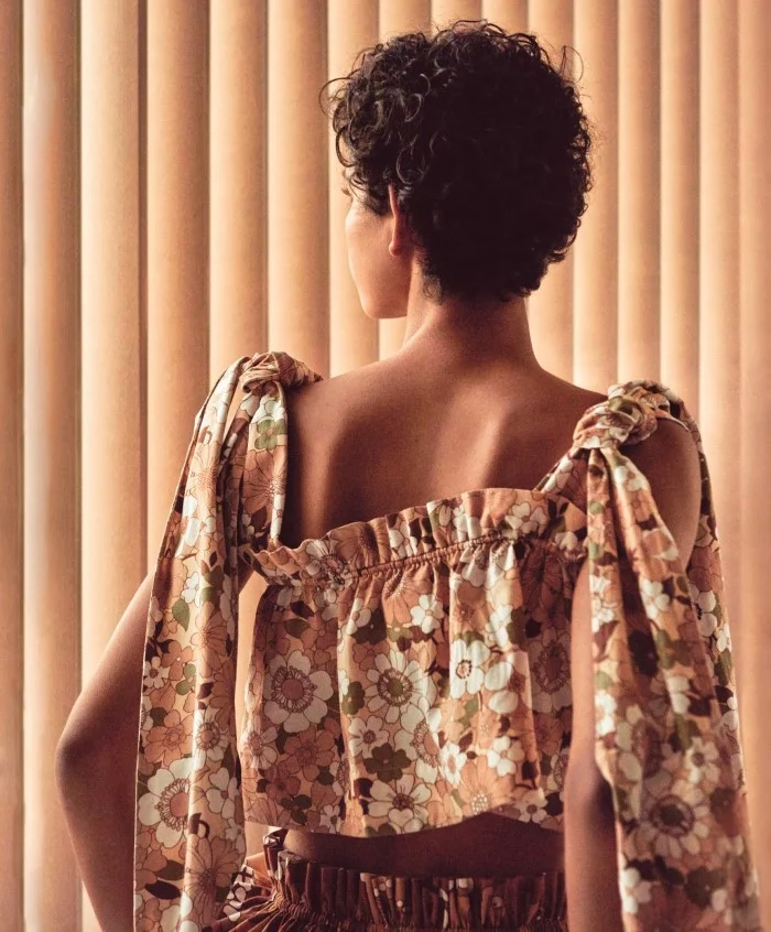 Julia Noni Flashes Dilone in 'Chic Easy Pieces' For Harper's Bazaar US ...