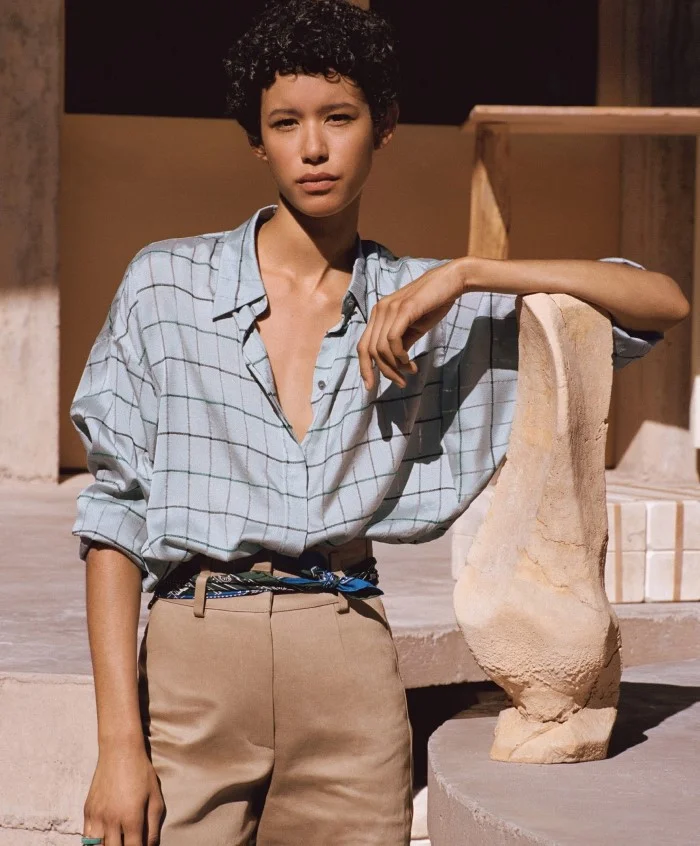 Julia Noni Flashes Dilone in 'Chic Easy Pieces' For Harper's Bazaar US ...