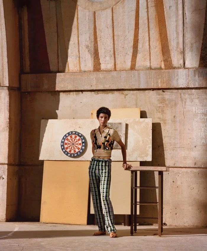 Julia Noni Flashes Dilone in 'Chic Easy Pieces' For Harper's Bazaar US ...