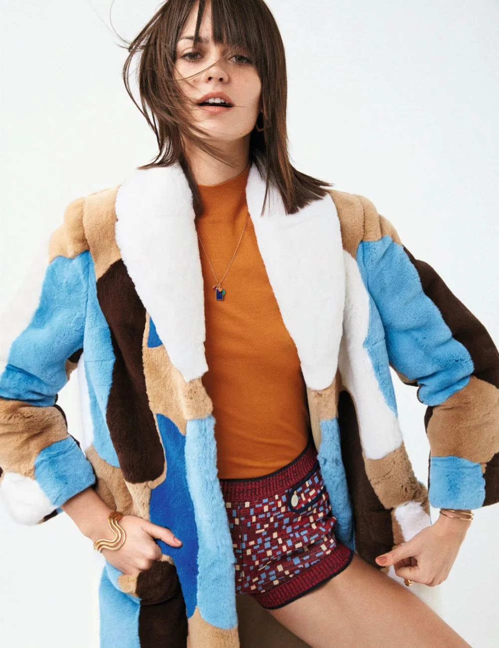 Heloise Giraud Fronts 'She's A Rainbow' By Andoni & Arantxa For Grazia ...