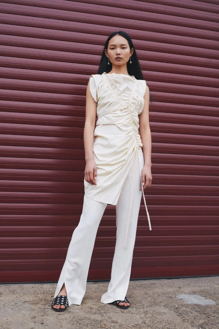 Ling Chen Wears 'Clean Slate' Whites By Nadia Ryder For Elle UK June ...