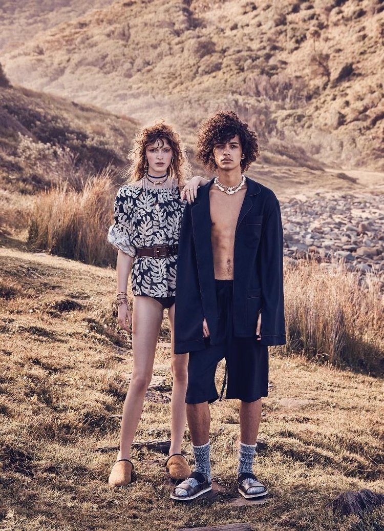 Aia Busk + Tre Samuels Are Outsiders In Nicole Bentley Images For ...
