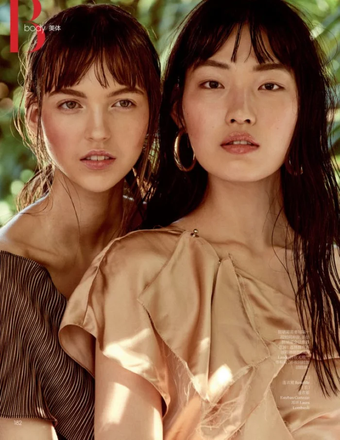 Gao Jie & Maria Clara Make 'Summer Buzz' By Regan Cameron For Vogue ...