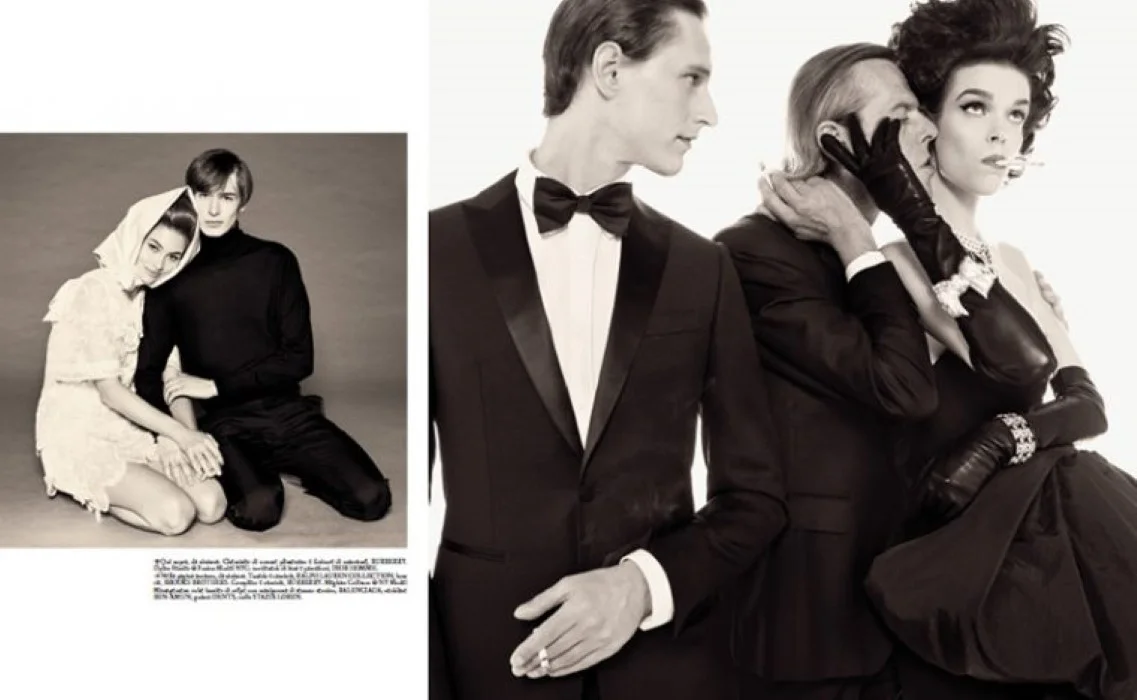 Steven Meisel Captures 'Shades of Time' Channeling the Great Days of ...