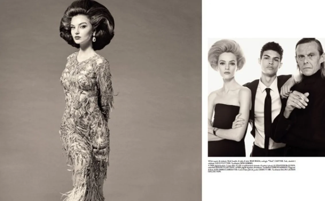 Steven Meisel Captures 'Shades of Time' Channeling the Great Days of ...