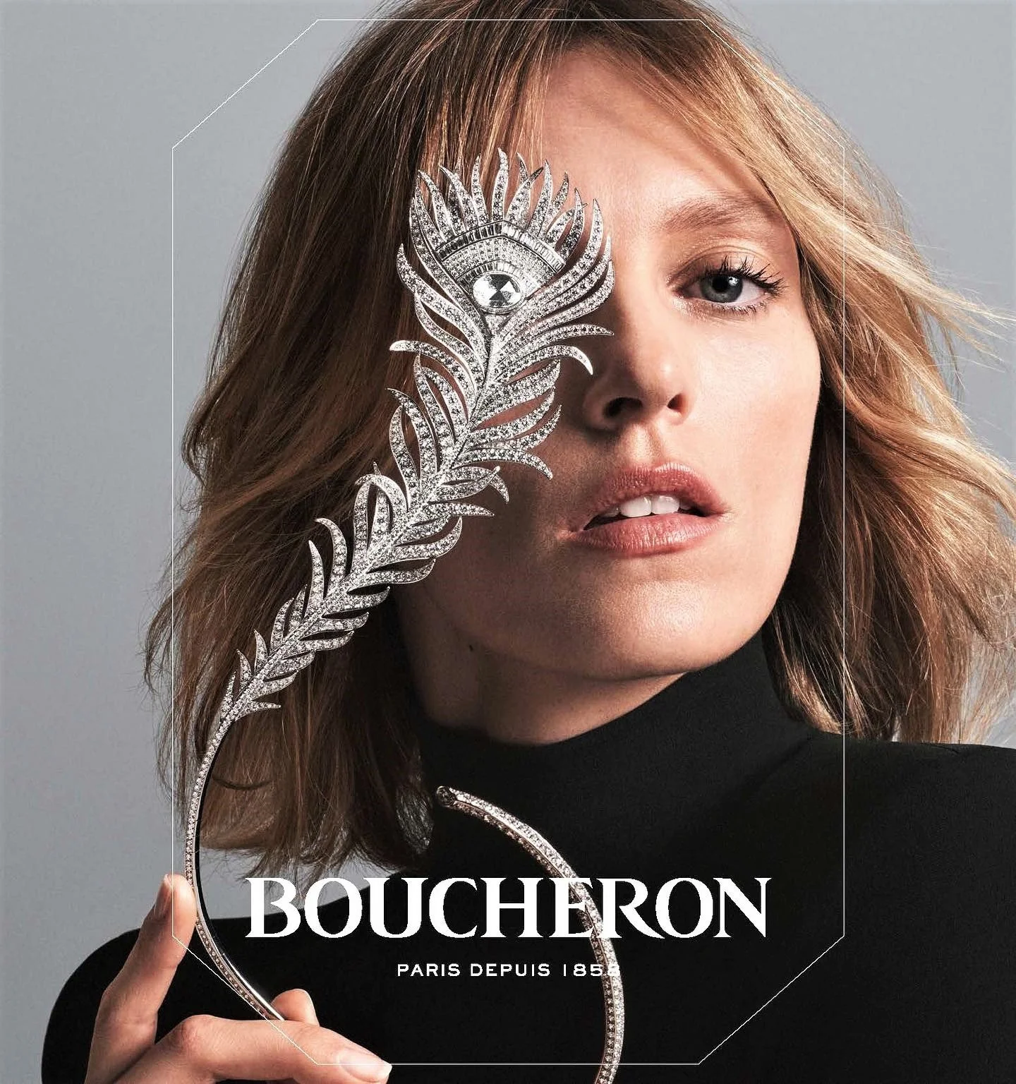 Anja Rubik and Ludwig Wilsdorff in Boucheron 'Icons' Campaign — Anne of ...