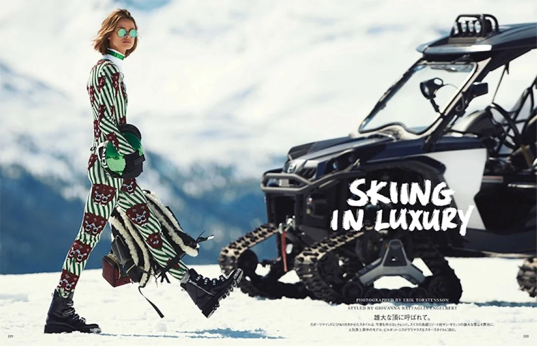 Erik Torstensson Eyes Sexy, Ski Bunny Birgit Kos For Vogue Japan August ...