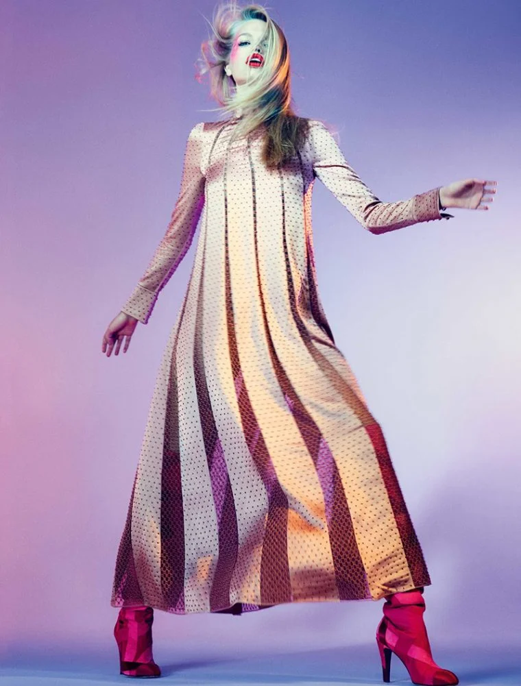 Daphne Groeneveld Stuns In 'Choc Neon' By Mark Abrahams For Elle Brazil ...