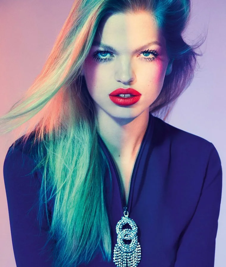 Daphne Groeneveld Stuns In 'Choc Neon' By Mark Abrahams For Elle Brazil ...