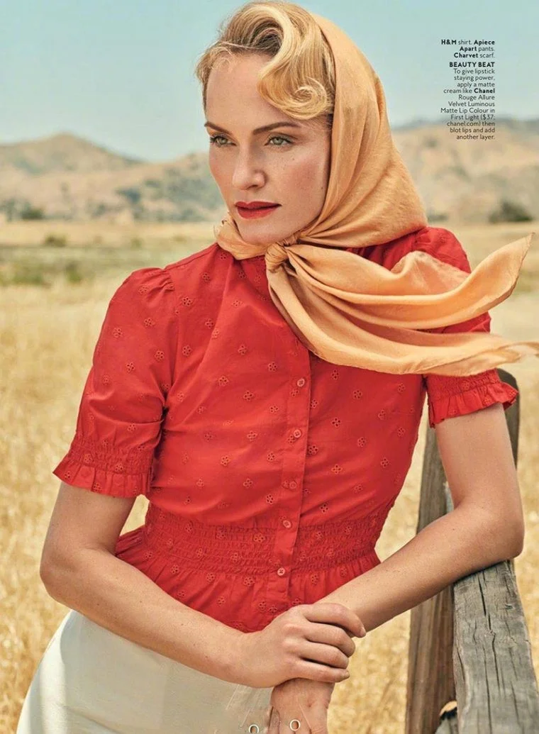 Amber Valletta Fronts 'She Can Do It' By Carter Smith For InStyle US ...