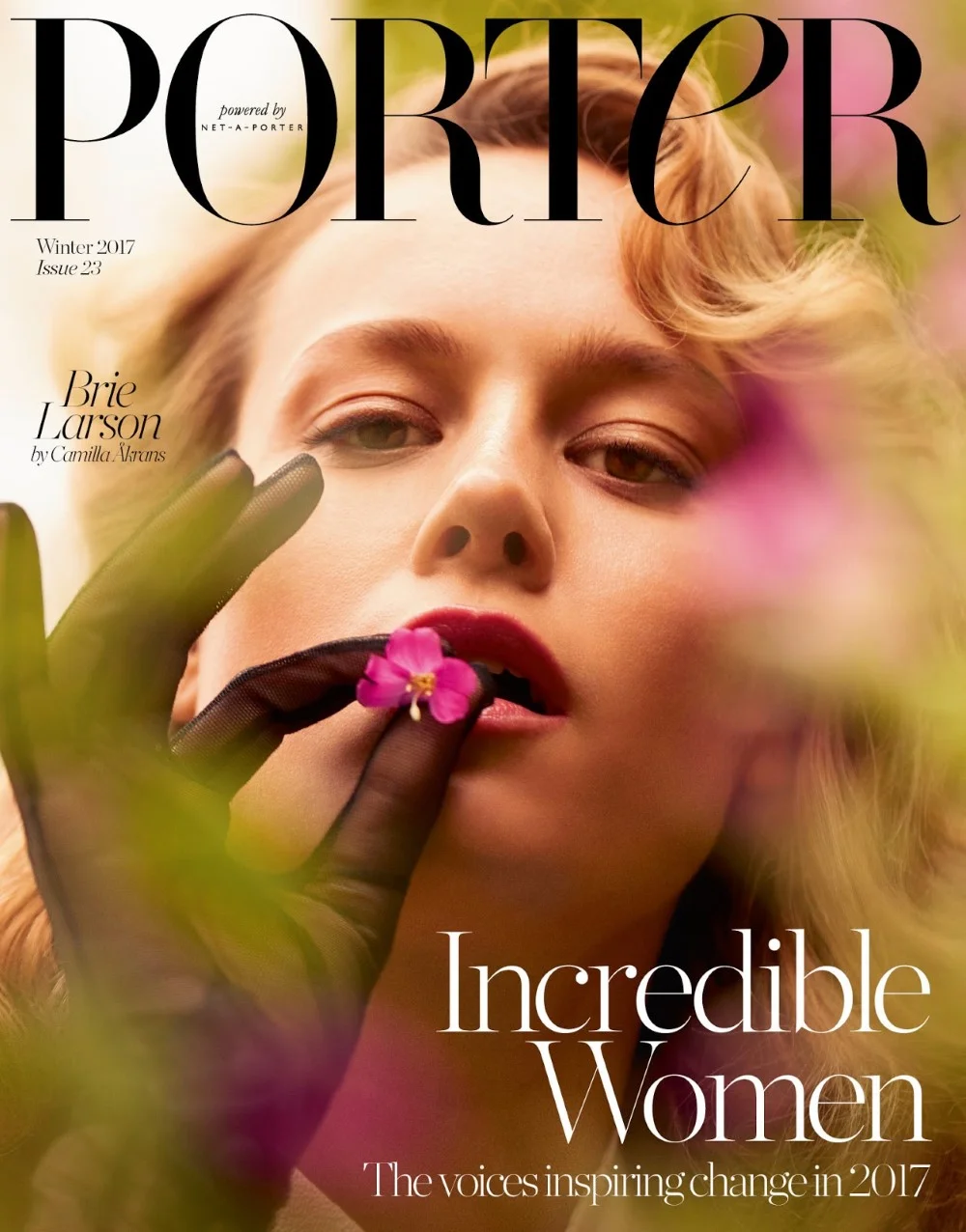 Camilla Akrans Captures Captain Marvel's Brie Larson For Porter ...