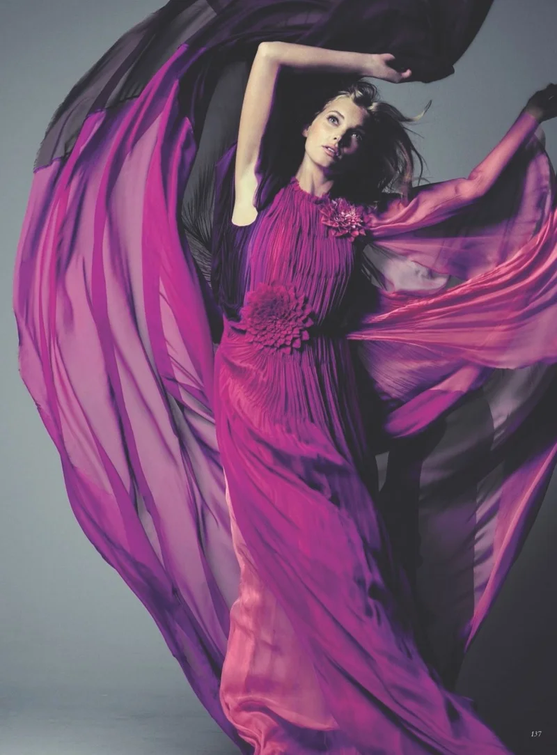 Elsa Hosk Wears Sensual Elegance In Regan Cameron Images For Harper's ...