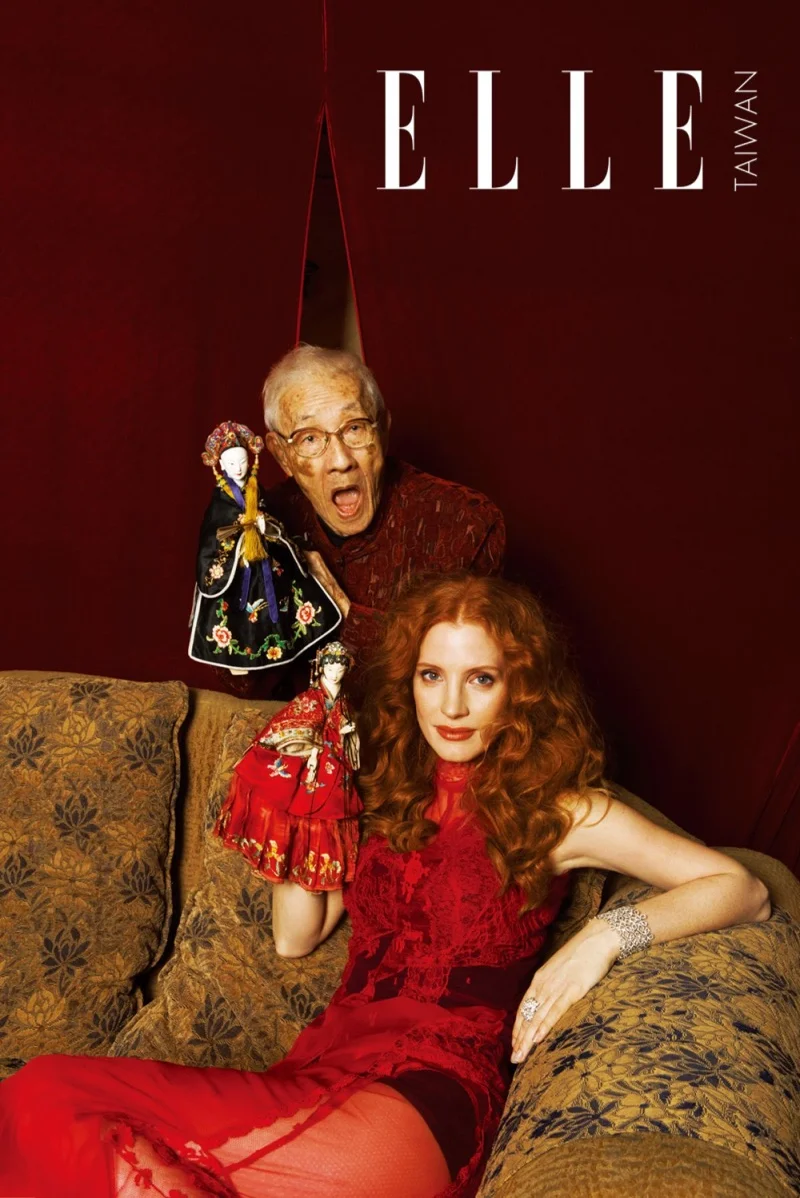 Jessica Chastain Wears Bold Opulence Lensed By Zhong Lin For Elle ...