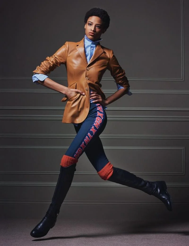 Theo Sion Flashes Selena Forrest & Janaye Furman For Vogue UK March ...