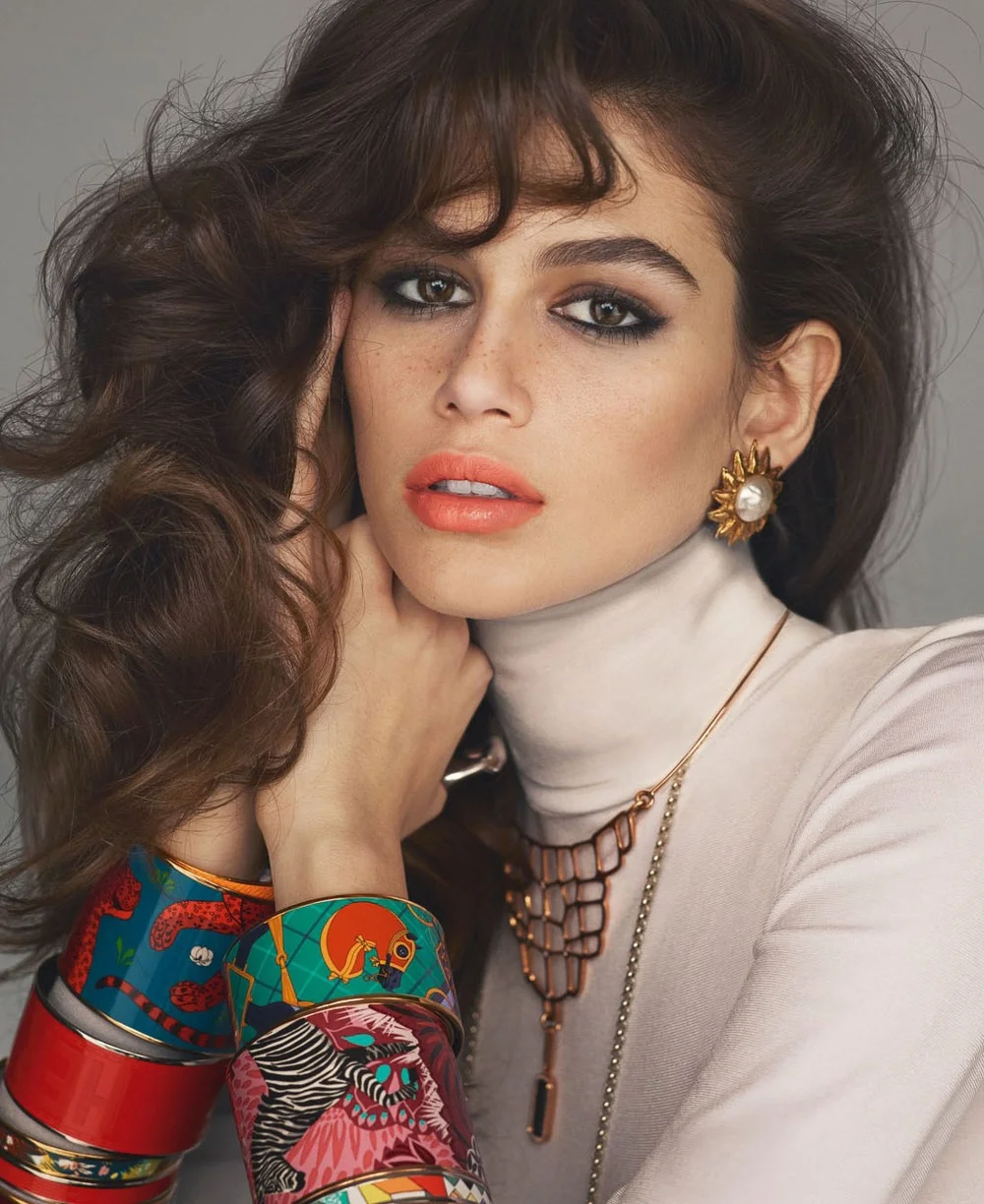 Kaia Gerber Fronts LOVE Magazine's S/S 2018 Issue, Looking '80s By Mert ...