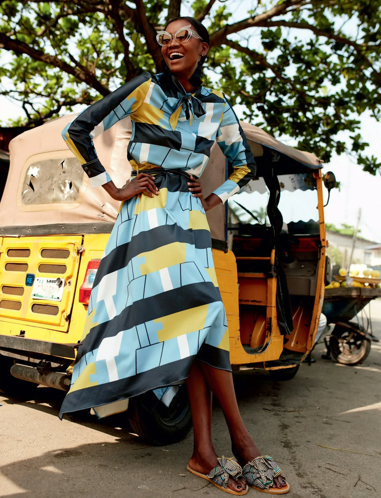 Oluchi Orlandi Is Lensed By Ricardo Simal In 'Lagos Calling' For Elle ...