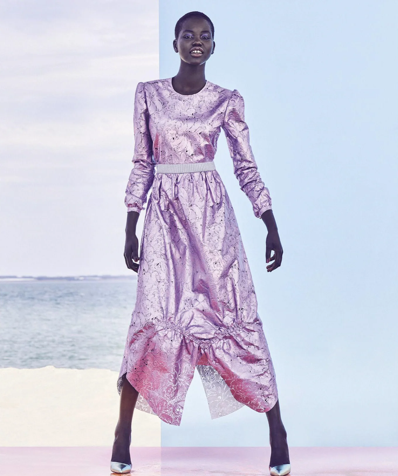 Nicole Bentley Flashes Adut Akech In 'Rise & Shine' For Vogue Australia ...
