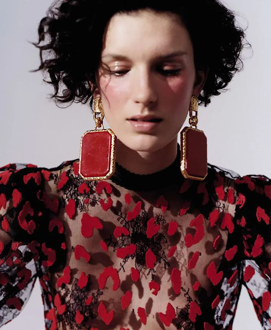 Model Marte Mei van Haaster Makes Fashion Magic In Harley Weir Images ...