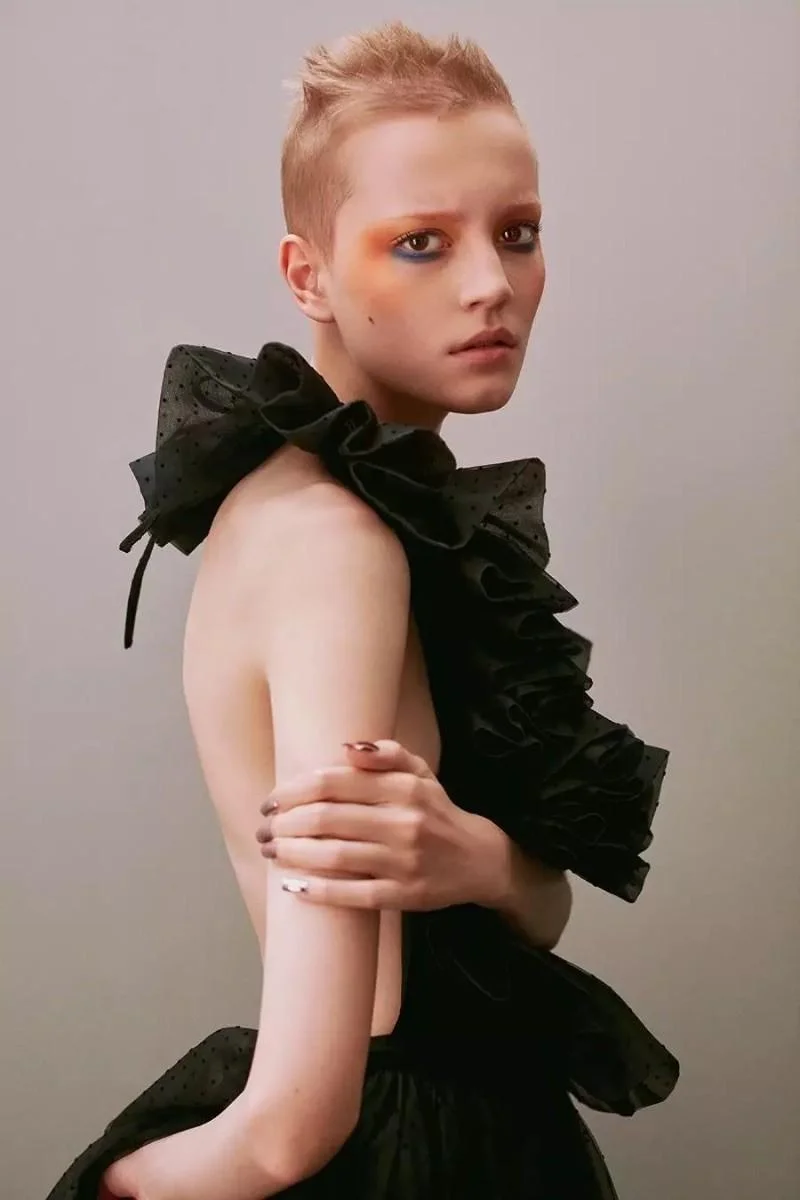 Lina Hoss Wears Cerebral Beauty Lensed By Liu Song For Harper's Bazaar ...