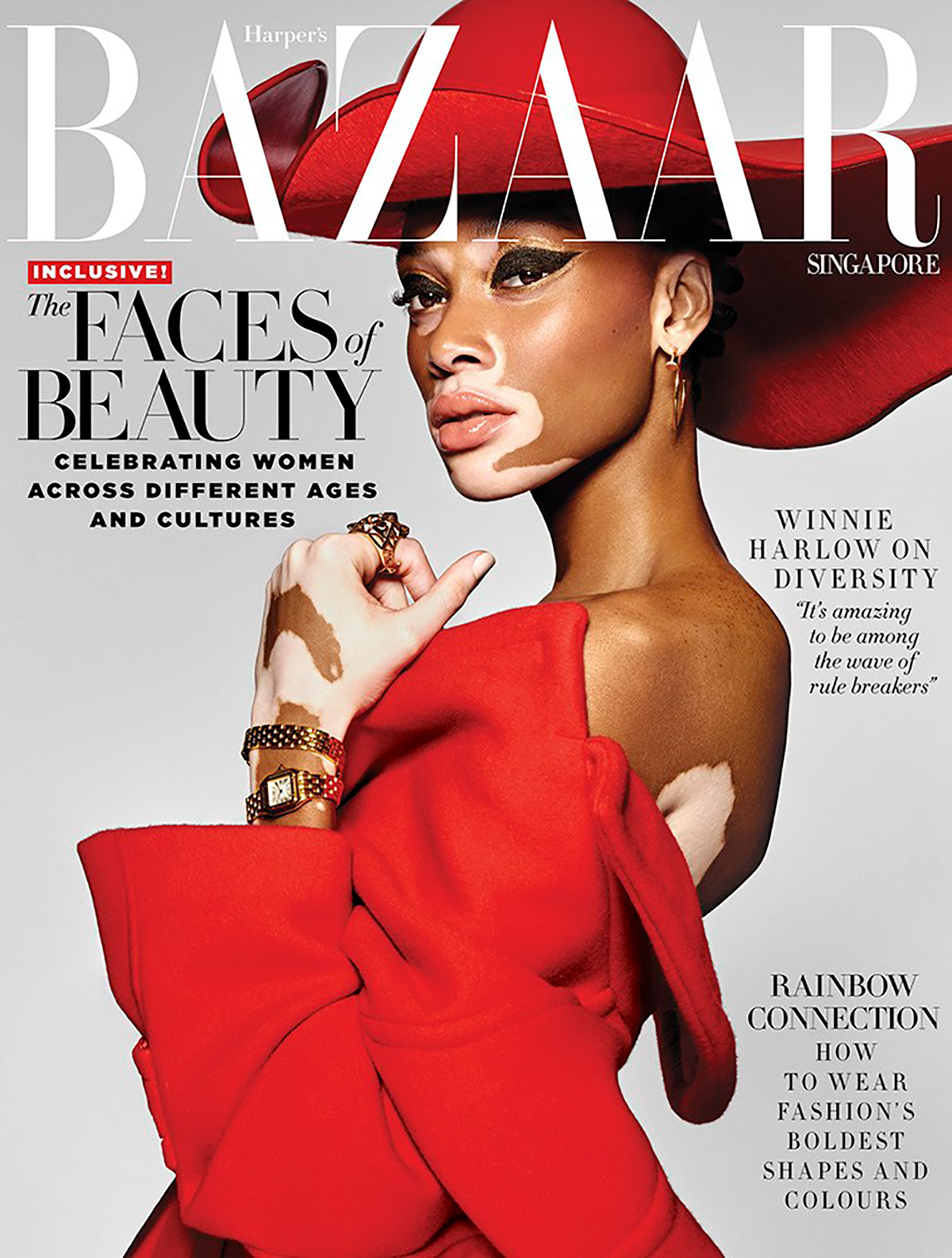 Winnie Harlow Reigns Supreme In Yu Tsai Images For Harper's Bazaar ...