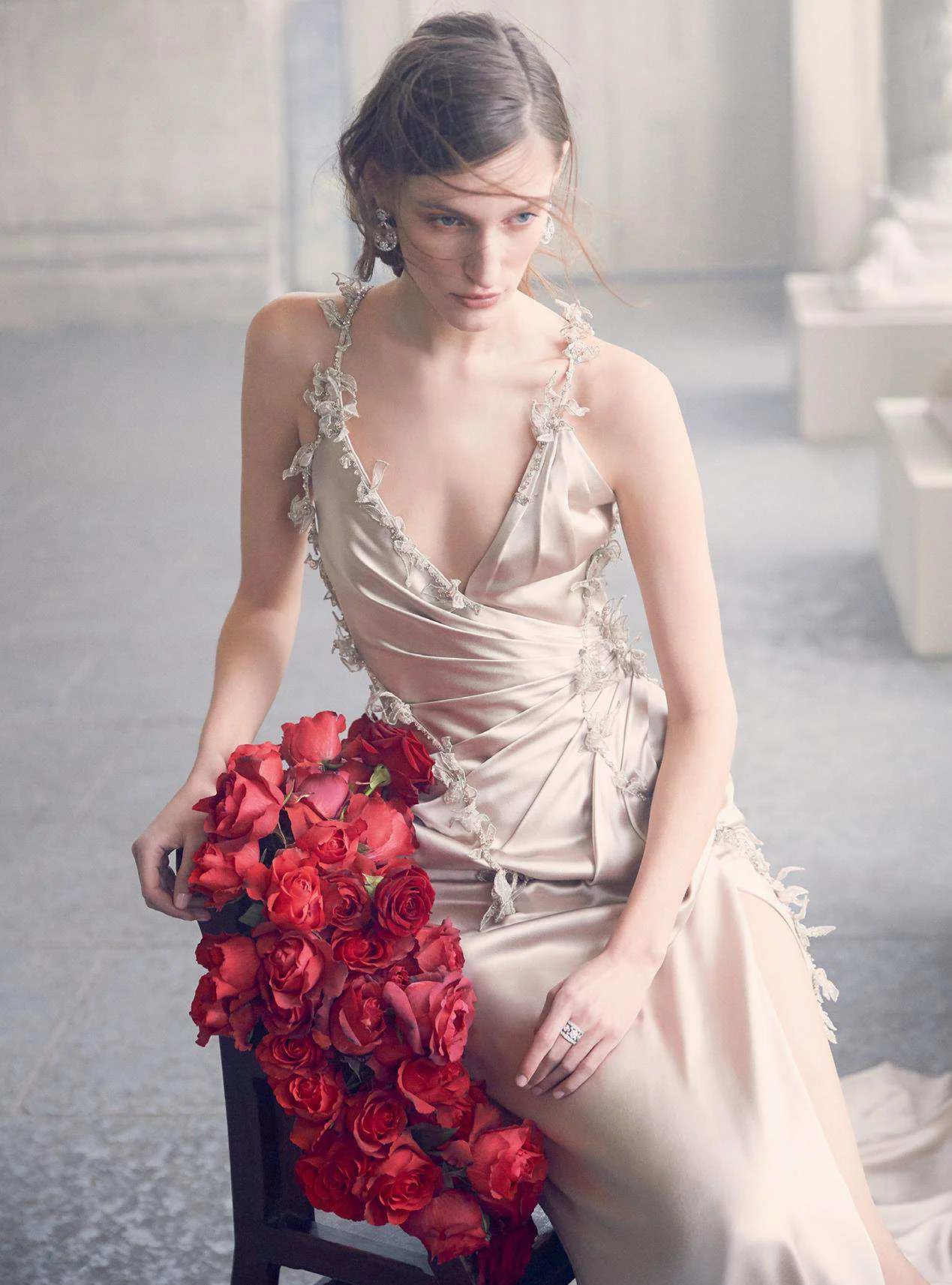 Franzi Mueller Stars In 'Dream Within A Dream' Lensed By Richard Phibbs For Harper's Bazaar UK ...