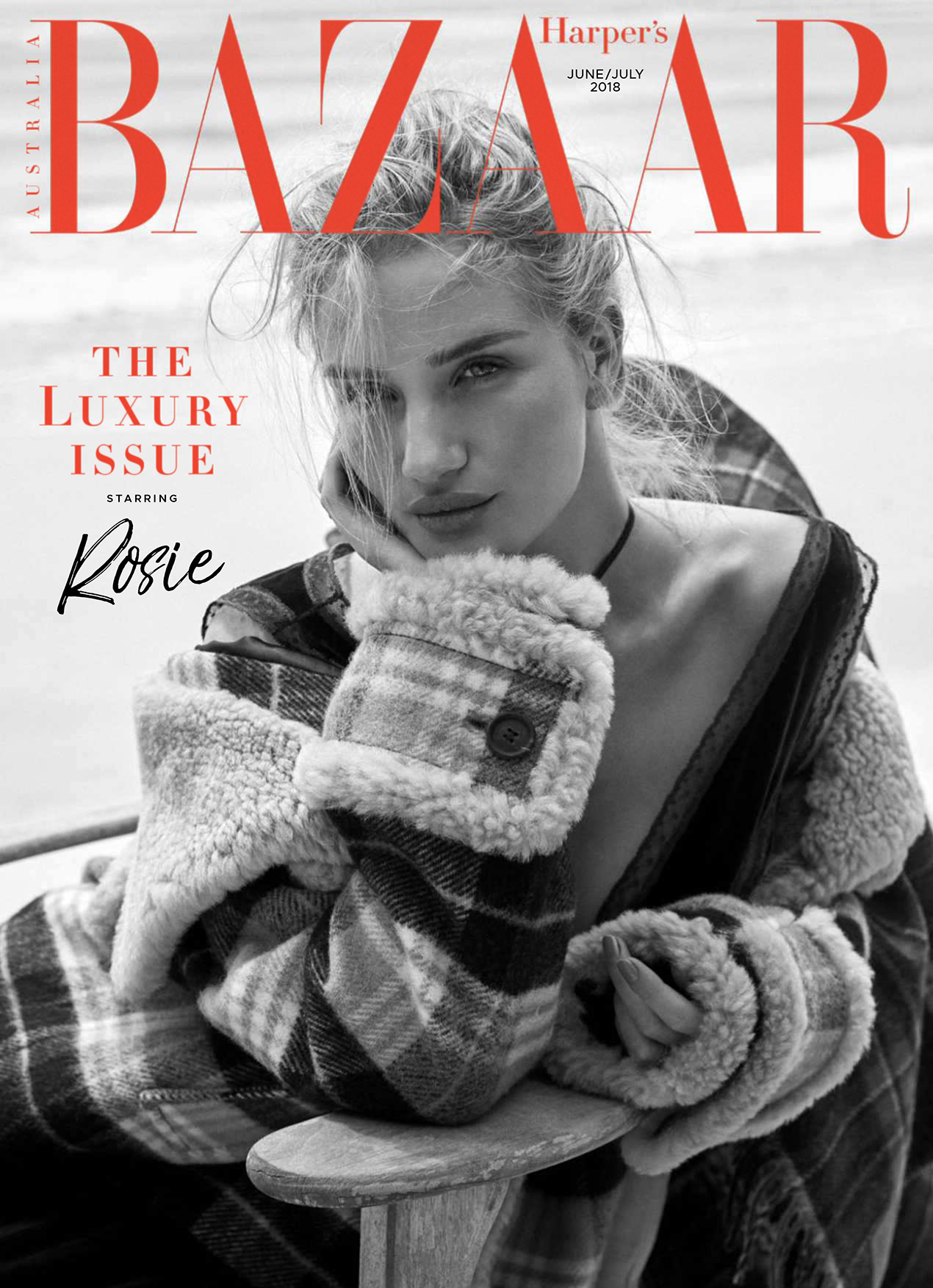 Rosie Huntington-Whiteley Fronts 'Rosie Recharged' By Darren McDonald For Harper's Bazaar ...
