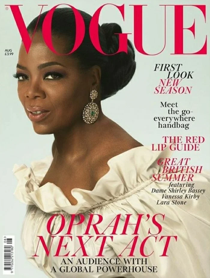 Oprah Covers British Vogue August 2018, Lensed By Mert & Marcus For ...