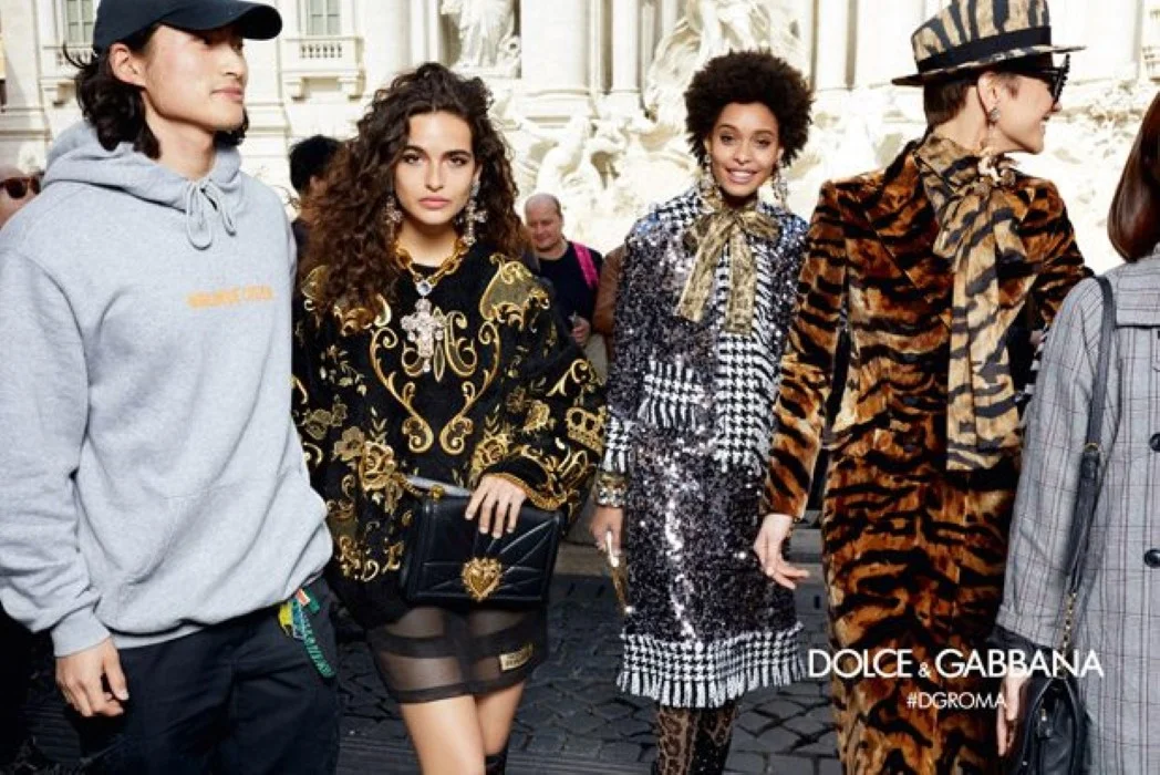 Dolce & Gabbana Fall Winter 2018.19 Glam Glitter Dripping Campaign By ...
