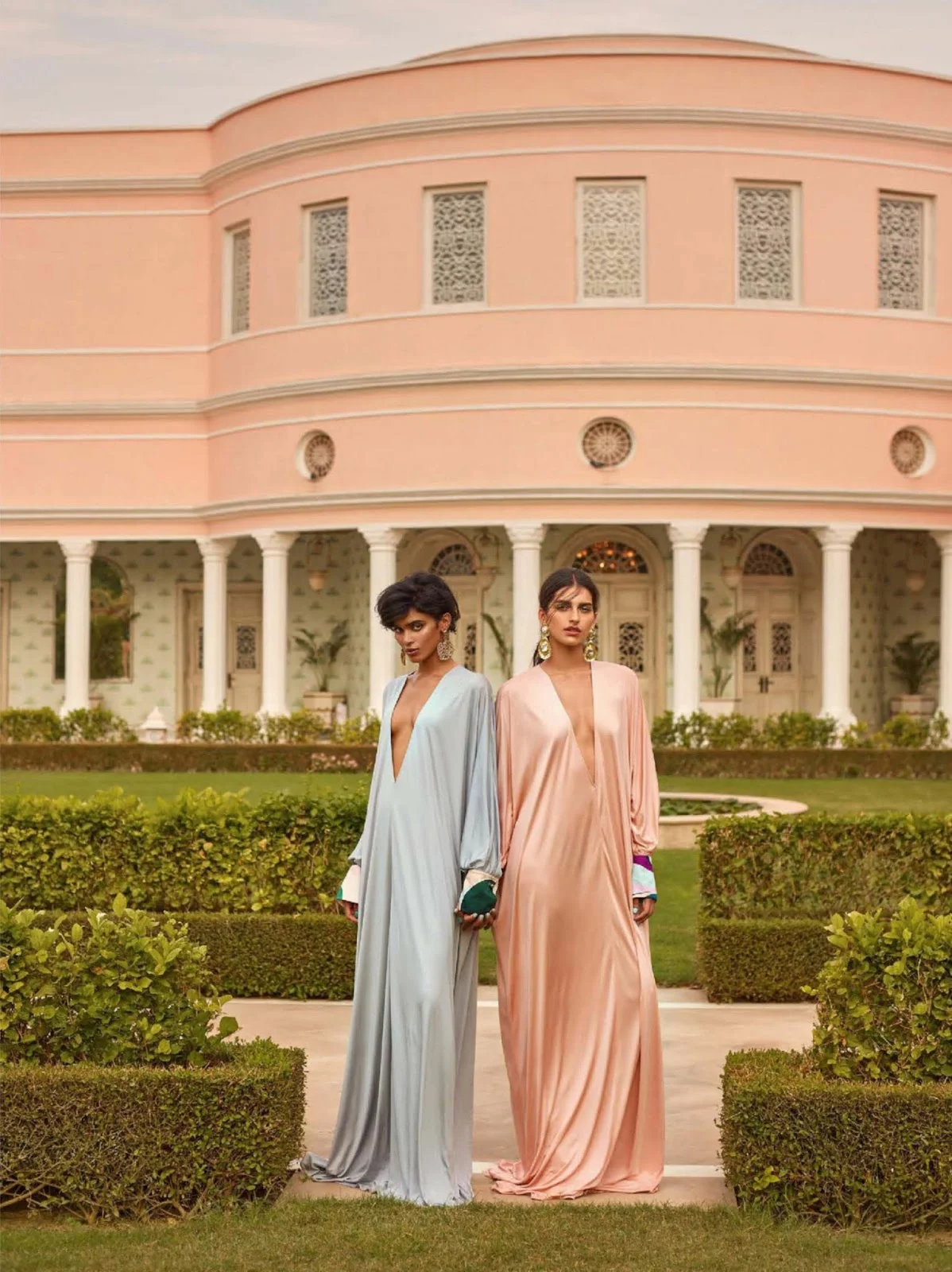 Saffron Vadher & Radhika Nair Wear Opulent Beauty Lensed By Greg Swales ...