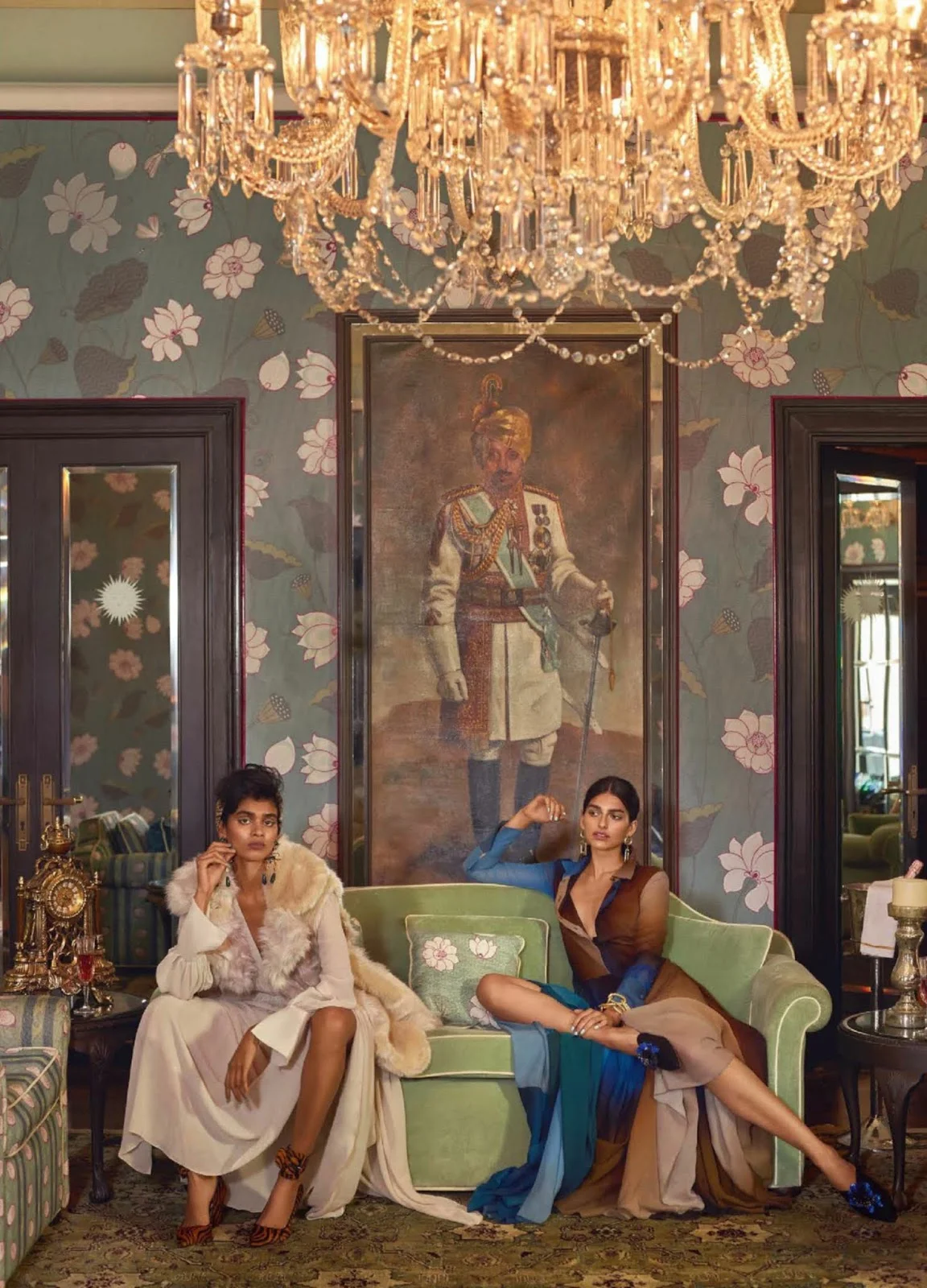 Saffron Vadher & Radhika Nair Wear Opulent Beauty Lensed By Greg Swales ...
