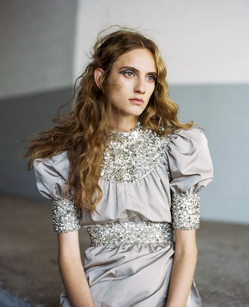 Stephanie Volpato Eyes Sarah Berger In Chanel For Harper's Bazaar ...