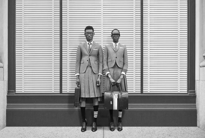 Ajak Deng Is Seriously Suited Up In John Juniper Images For Thom Browne ...