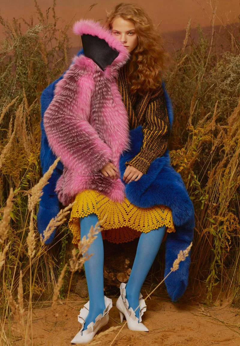 Anna Tihonchuk & Maryna Horda Get Glam Cosy In Arseny Jabiev Images For ...