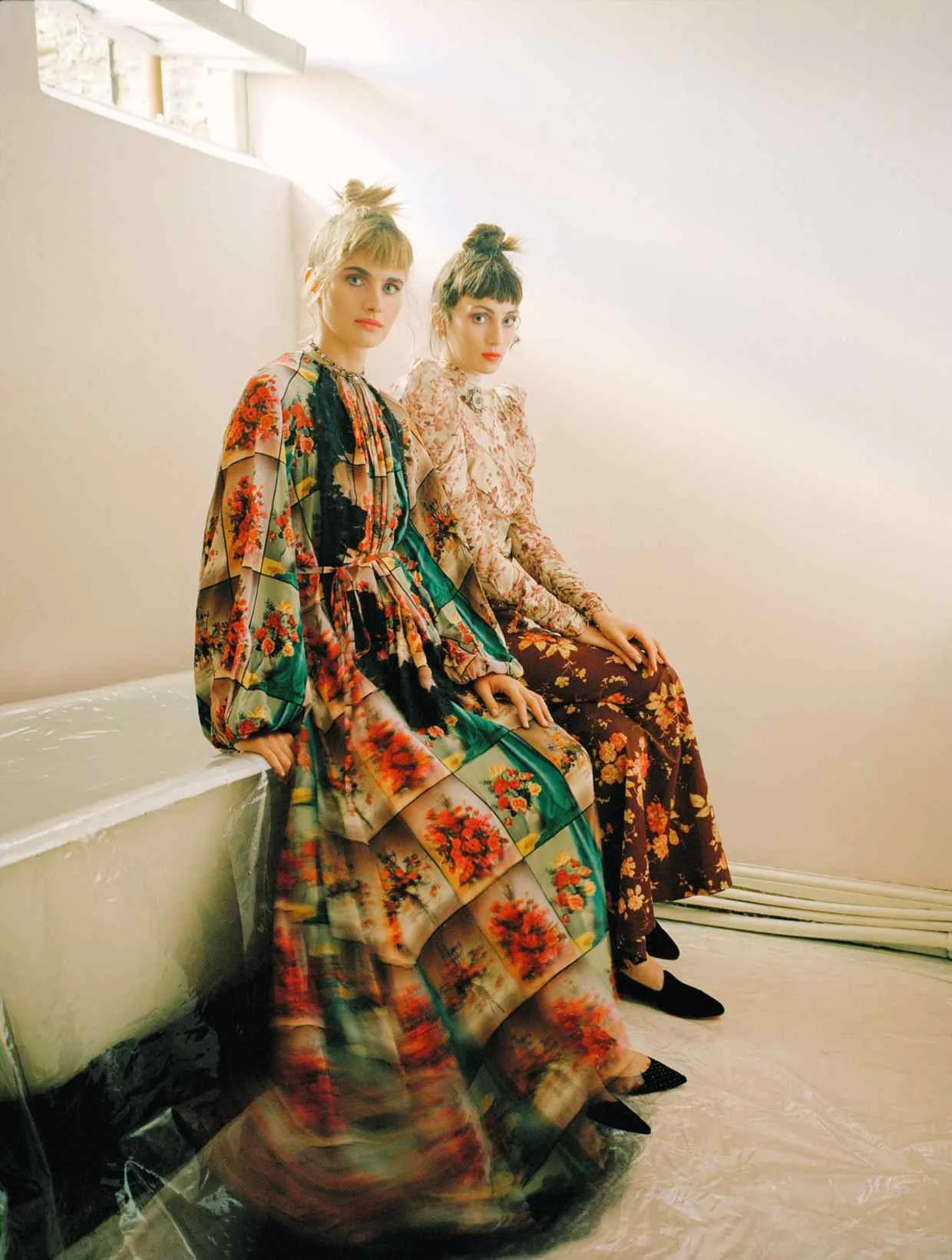 Vikram Kushwah Captures Elinor Weedon & Kiera Gormley In Winter Floral ...