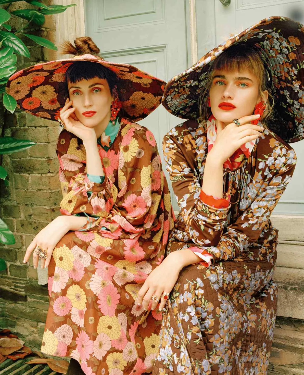 Vikram Kushwah Captures Elinor Weedon & Kiera Gormley In Winter Floral ...