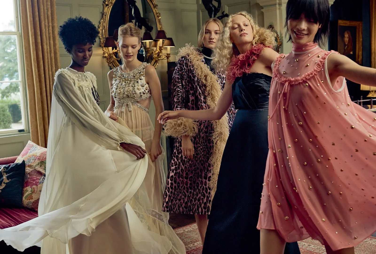 Agata Pospieszynska Flashes 'Belles Of The Ball' For Harper's Bazaar UK ...