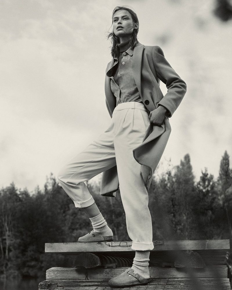 Birgit Kos Is Massimo Dutti Après Ski Collection Snow Bunny, Lensed By ...