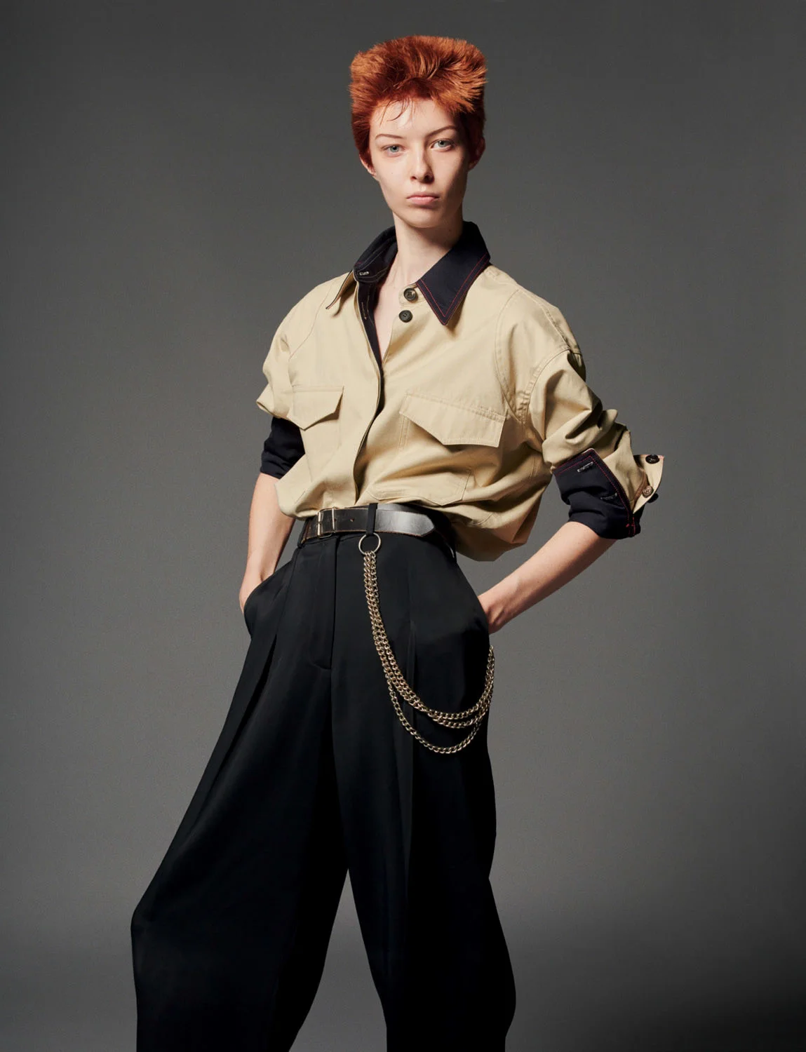 Theo Sion Captures 'The New Girl' In Menswear Looks For Vogue UK ...