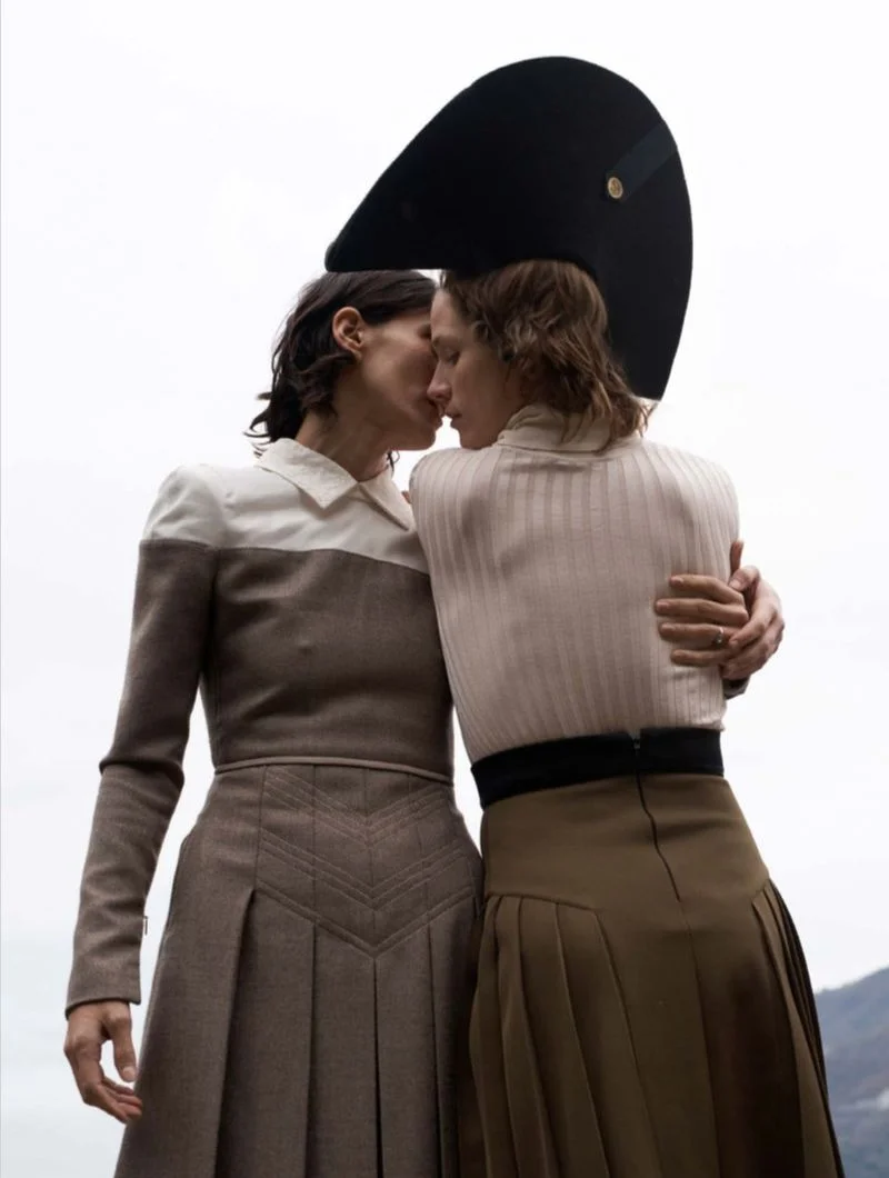 Sarah Blais Captures Hen Yanni + Omre van Opstal For L'Officiel Italia December 2018 — Anne of ...