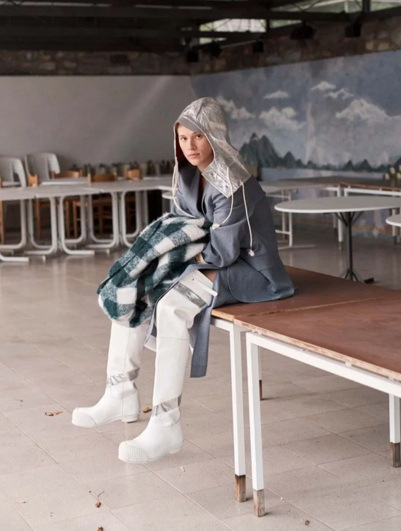 Sarah Blais Captures Hen Yanni + Omre van Opstal For L'Officiel Italia December 2018 — Anne of ...