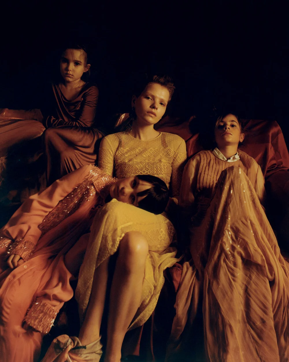 Minnie Wastie Poses In 'Light Xmas Dark' By Elina Kechicheva For Vogue ...