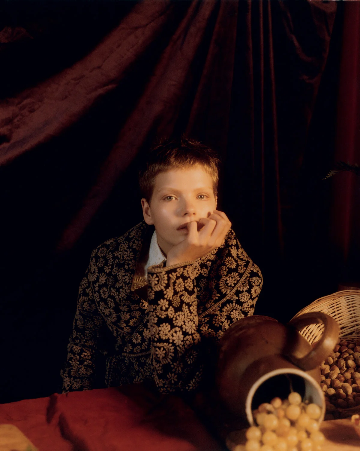 Minnie Wastie Poses In 'Light Xmas Dark' By Elina Kechicheva For Vogue ...
